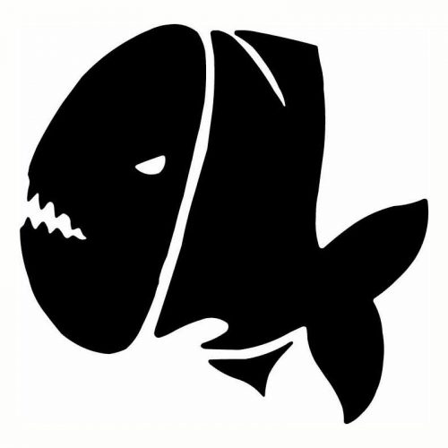 HoosierDecal Cool Fish Vinyl Decal for Boat Car Window - Hoosierdecal