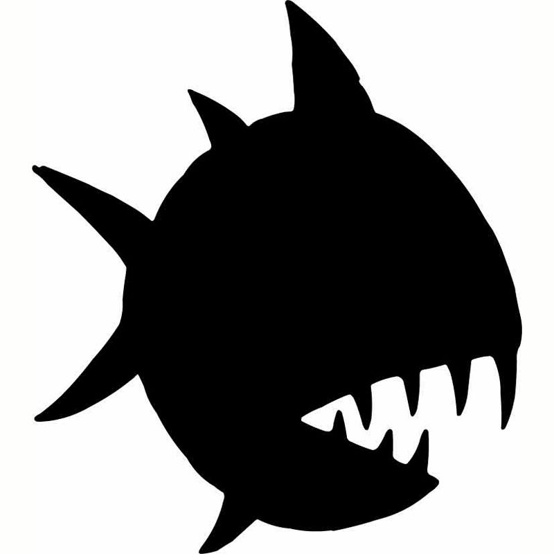 HoosierDecal Cool Fish Vinyl Decal for Boat Car Window - Hoosierdecal