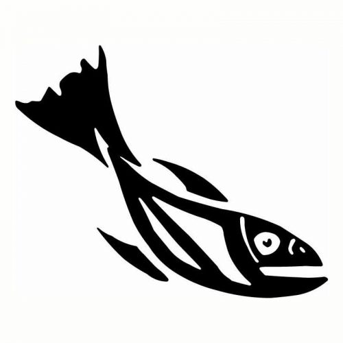 HoosierDecal Cool Fish Vinyl Decal for Boat Car Window - Hoosierdecal