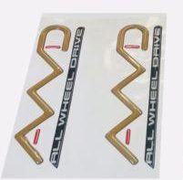 90-94 eclipse gsx awd domed decals and side pillars. DSM, ECLIPSE ...