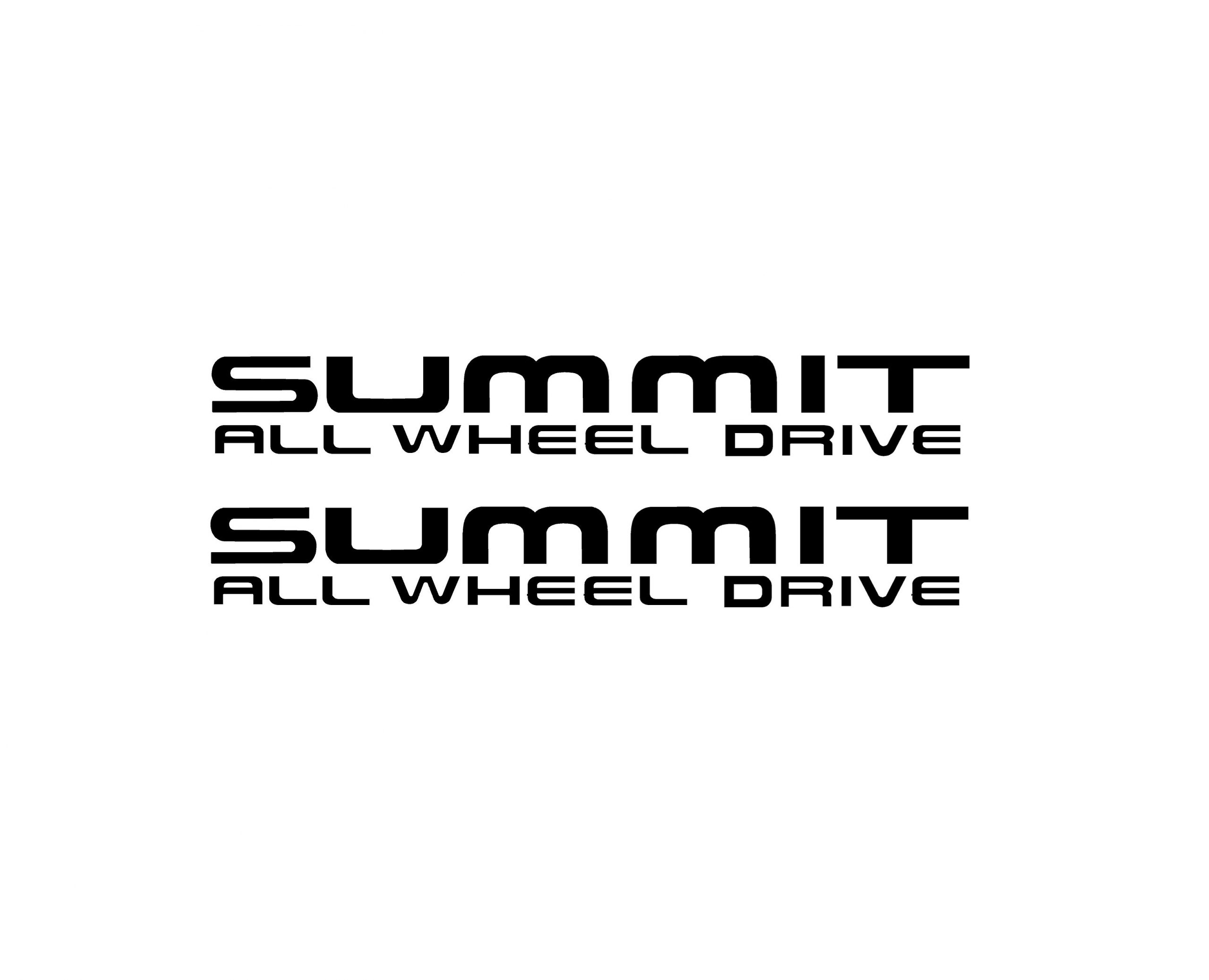 Summit AWD TURBO DECALS DSM, ECLIPSE, LASER stickers - Hoosierdecal