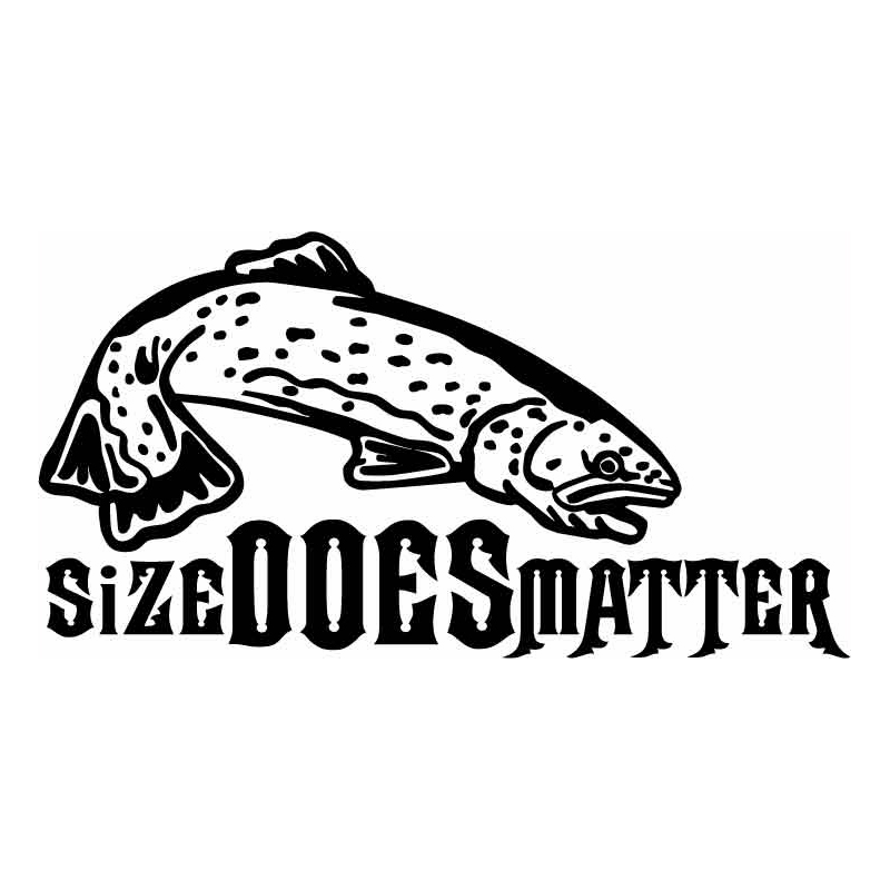 HoosierDecal Cool Fishing Vinyl Decal for Boat Car Window - Hoosierdecal