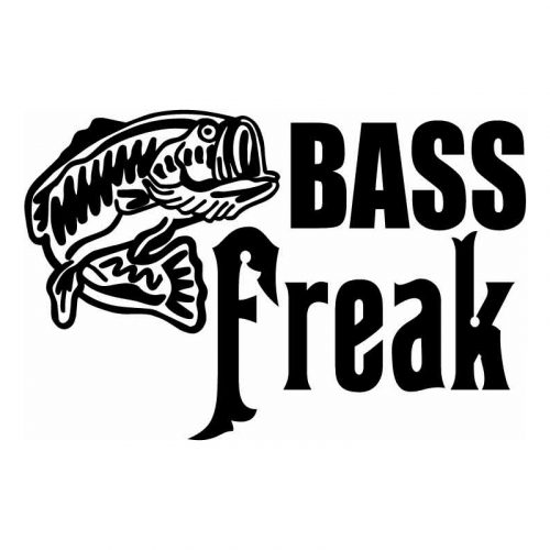 HoosierDecal Cool Fishing Vinyl Decal for Boat Car Window - Hoosierdecal