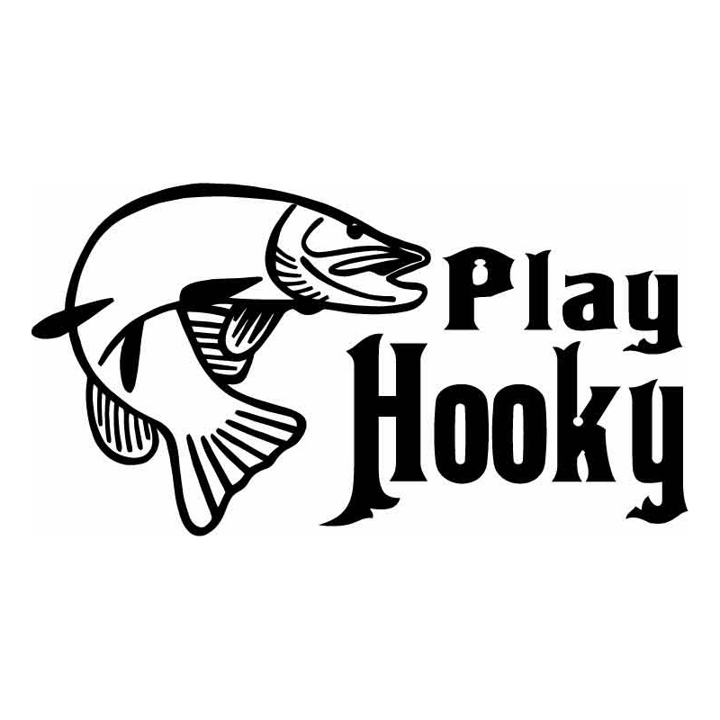 HoosierDecal Cool Fishing Vinyl Decal for Boat Car Window - Hoosierdecal