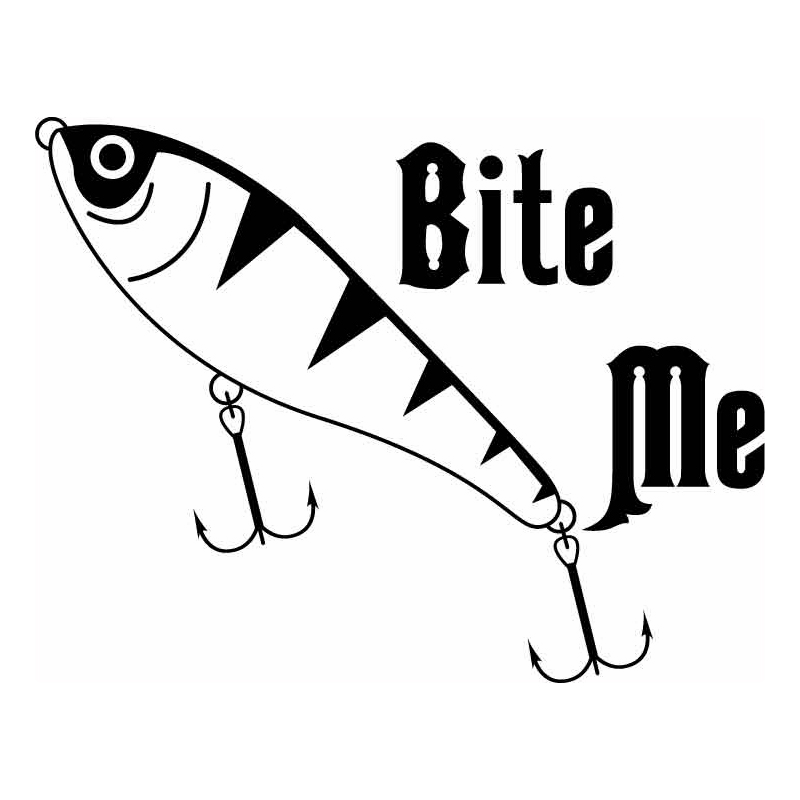 HoosierDecal Cool Fishing Vinyl Decal for Boat Car Window - Hoosierdecal