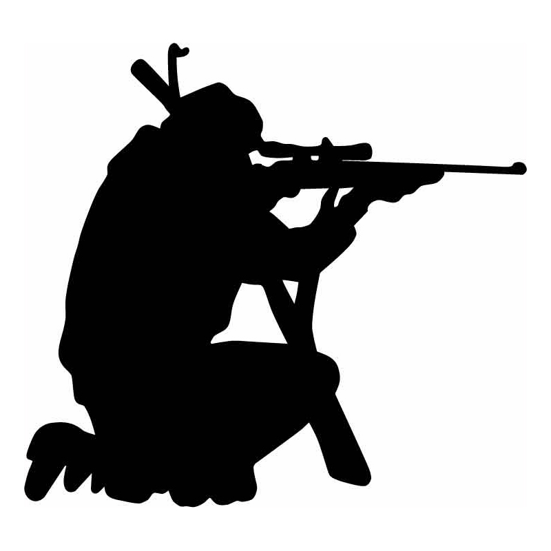 HoosierDecal Cool Hunting Vinyl Decal for Boat Car Window - Hoosierdecal