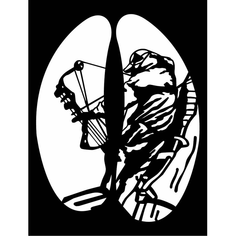 HoosierDecal Cool Hunting Vinyl Decal for Boat Car Window - Hoosierdecal