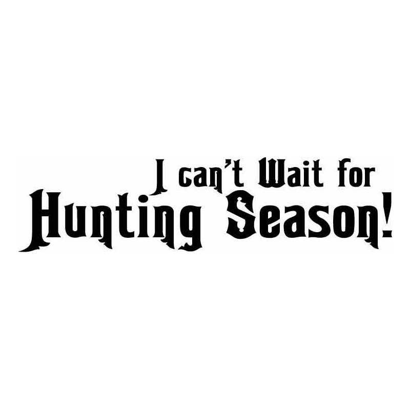 HoosierDecal Cool Hunting Vinyl Decal for Boat Car Window - Hoosierdecal