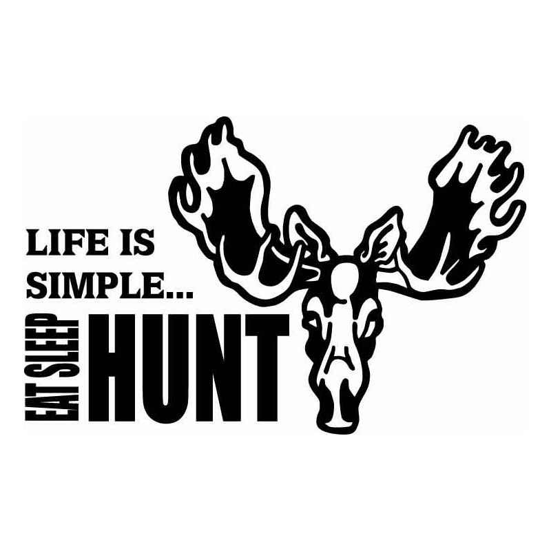 HoosierDecal Cool Hunting Vinyl Decal for Boat Car Window - Hoosierdecal
