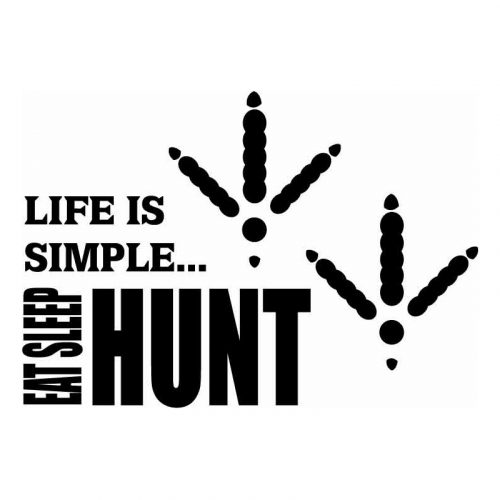 HoosierDecal Cool Hunting Vinyl Decal for Boat Car Window - Hoosierdecal
