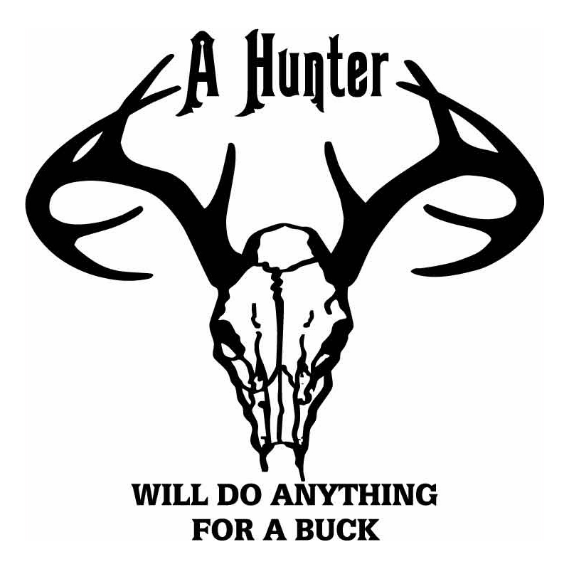 HoosierDecal Cool Hunting Vinyl Decal for Boat Car Window - Hoosierdecal