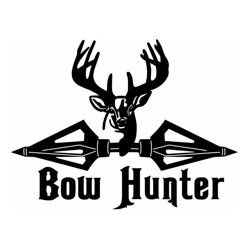 HoosierDecal Cool Hunting Vinyl Decal for Boat Car Window - Hoosierdecal