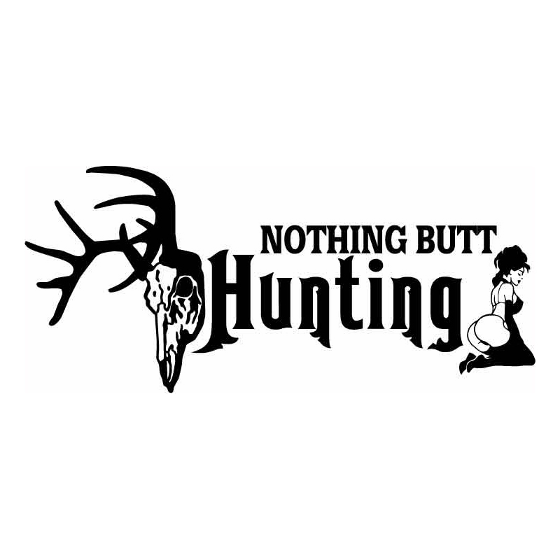 HoosierDecal Cool Hunting Vinyl Decal for Boat Car Window - Hoosierdecal