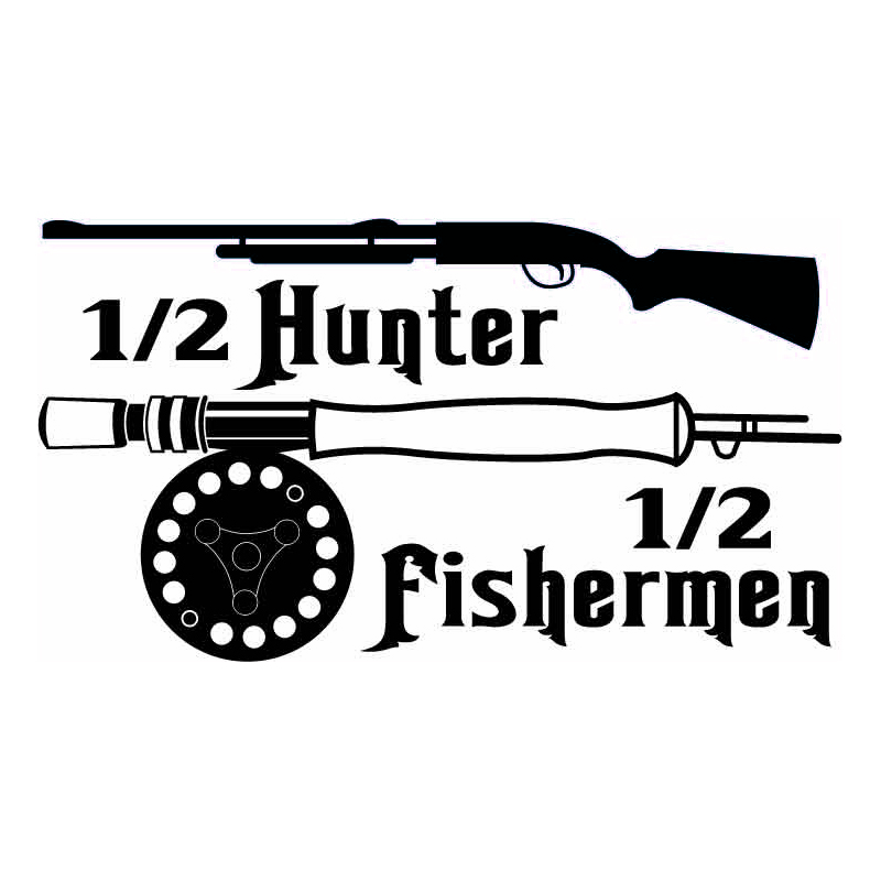 HoosierDecal Cool Hunting Vinyl Decal for Boat Car Window - Hoosierdecal