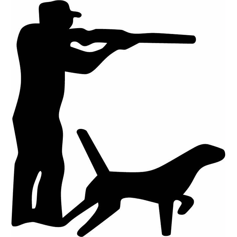 HoosierDecal Cool Hunting Vinyl Decal for Boat Car Window - Hoosierdecal