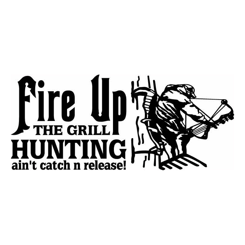 HoosierDecal Cool Hunting Vinyl Decal for Boat Car Window - Hoosierdecal