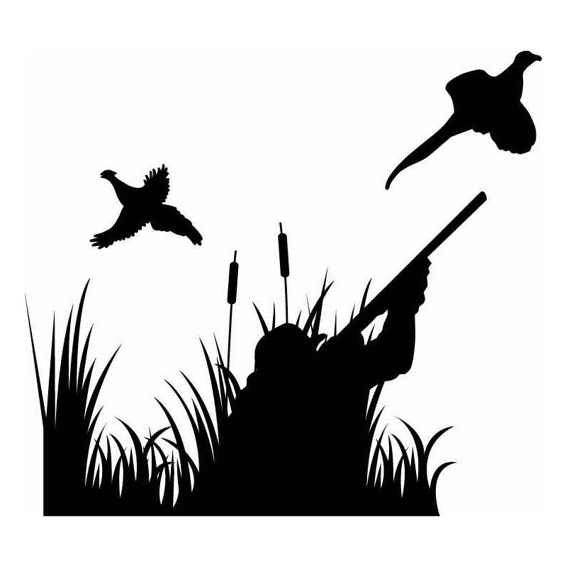 HoosierDecal Cool Hunting Vinyl Decal for Boat Car Window - Hoosierdecal