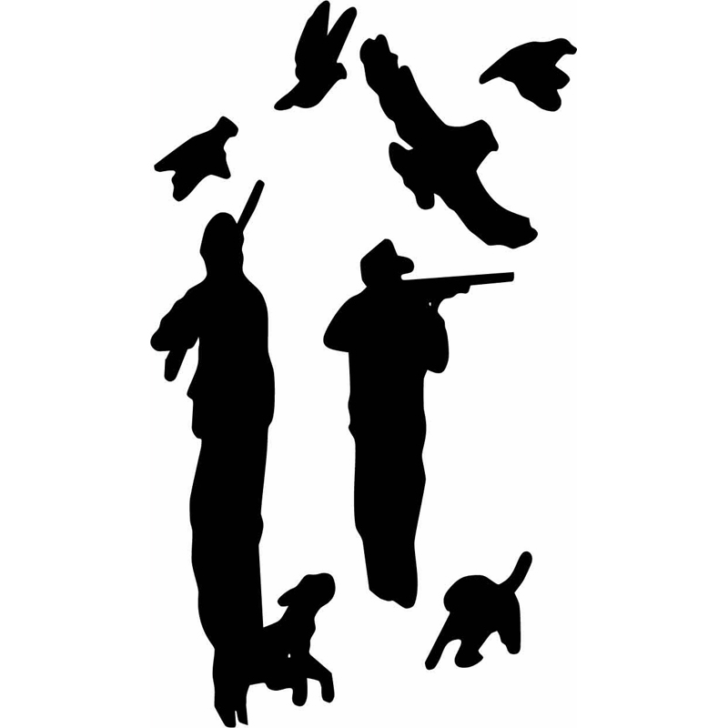 HoosierDecal Cool Hunting Vinyl Decal for Boat Car Window - Hoosierdecal
