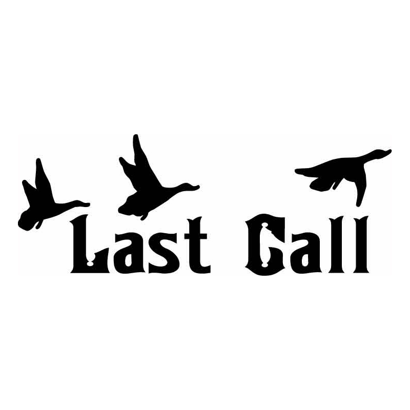 HoosierDecal Cool Duck Hunting Vinyl Decal for Boat Car Window-1729 ...