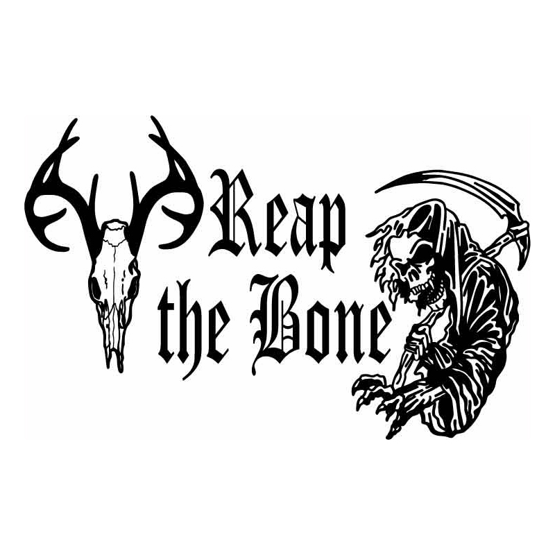 HoosierDecal Cool Deer Hunting Vinyl Decal for Boat Car Window-1730 ...