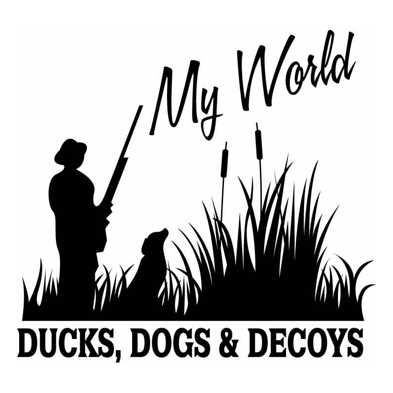HoosierDecal Cool Hunting Vinyl Decal for Boat Car Window - Hoosierdecal