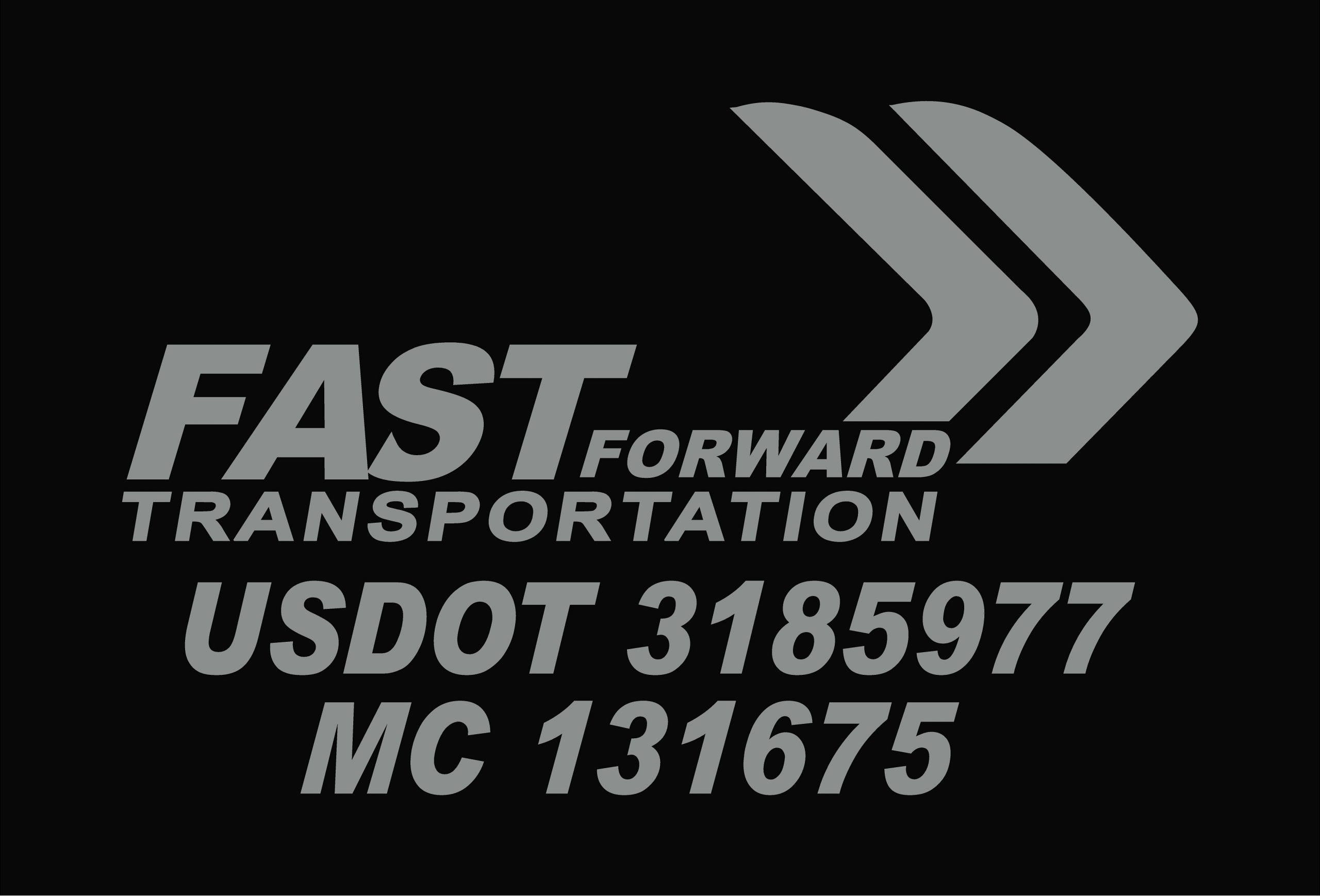 Fast Forward Transportaion - Hoosierdecal
