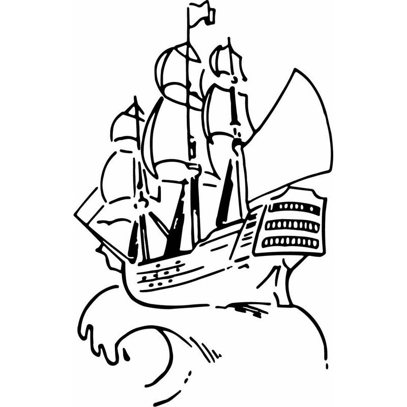 HoosierDecal Cool Ship Nautical Vinyl Decal for Boat Car Window 51 ...