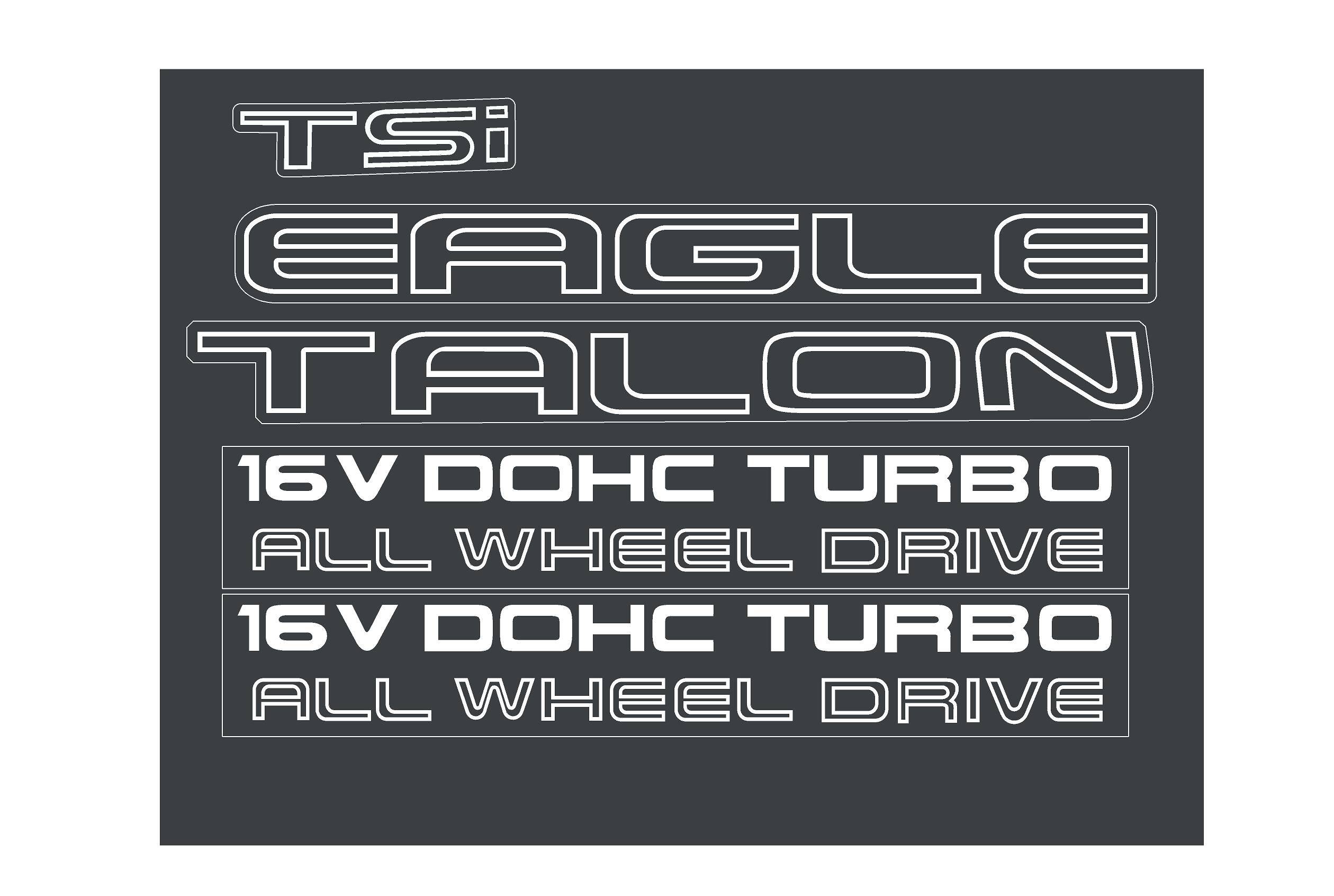 1g-Custom-Eagle-Talon-Decals - Hoosierdecal