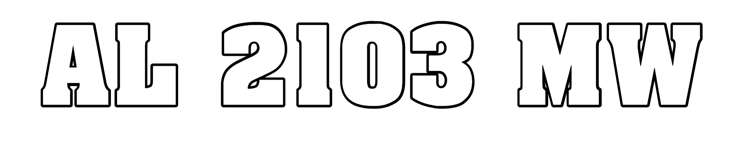 AL 2103 MW - Hoosierdecal