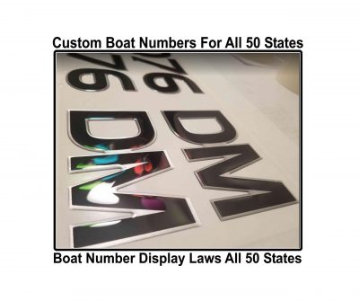 Boat Number Display Laws- For All 50 States - Hoosierdecal