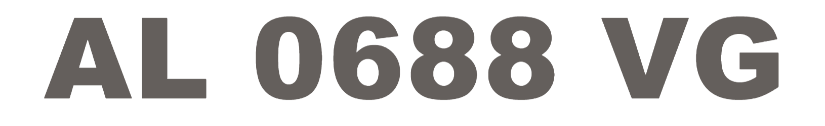 AL 0688 VG - Hoosierdecal