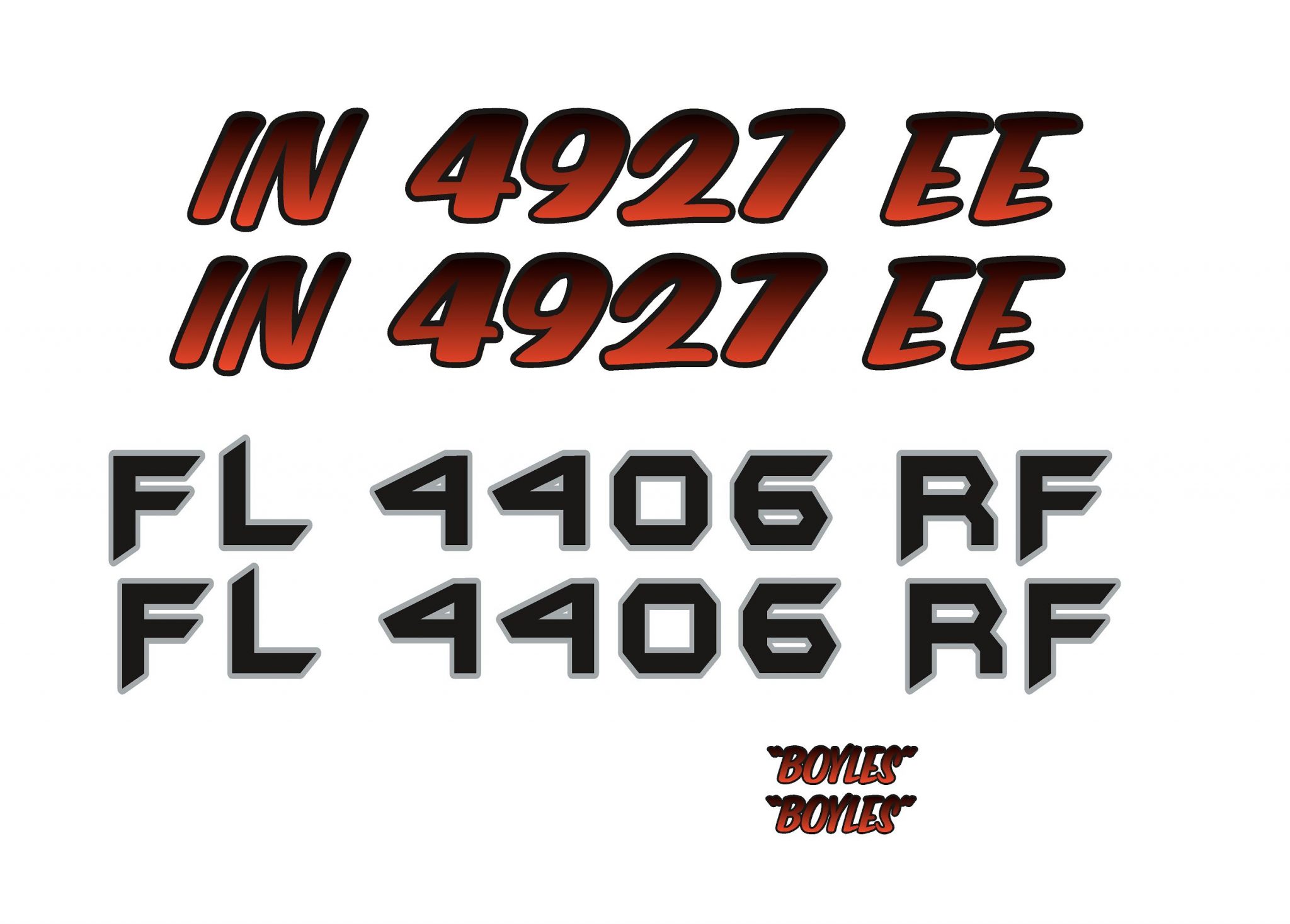 CUSTOM BOAT LETTERING DILTS Hoosierdecal