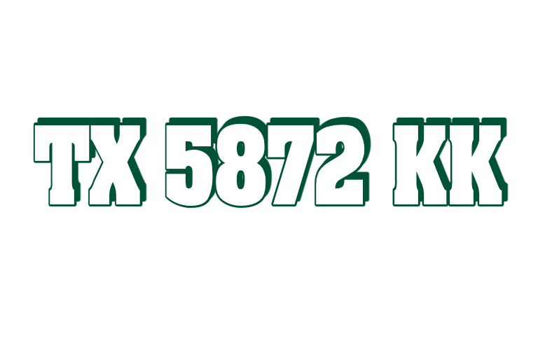 TX 5872 KK - Hoosierdecal