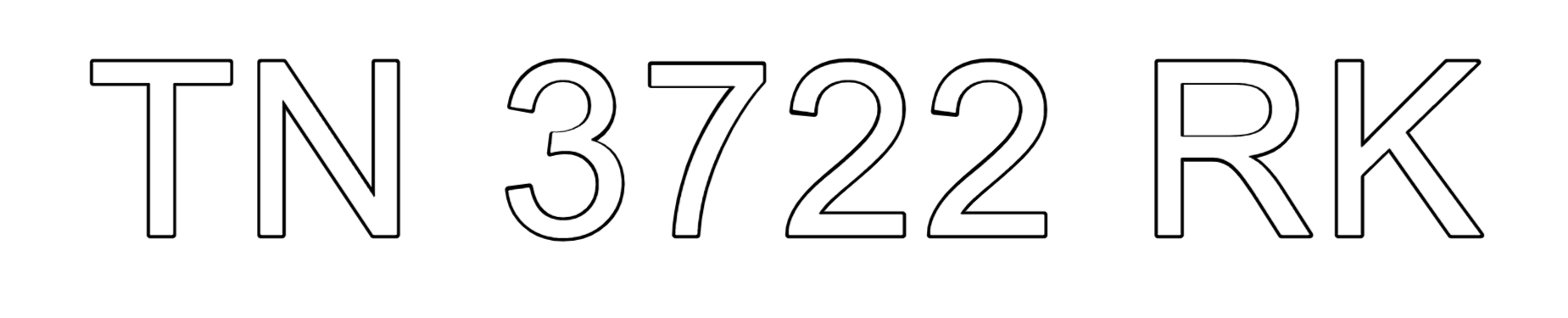 TN 3722 RK - Hoosierdecal