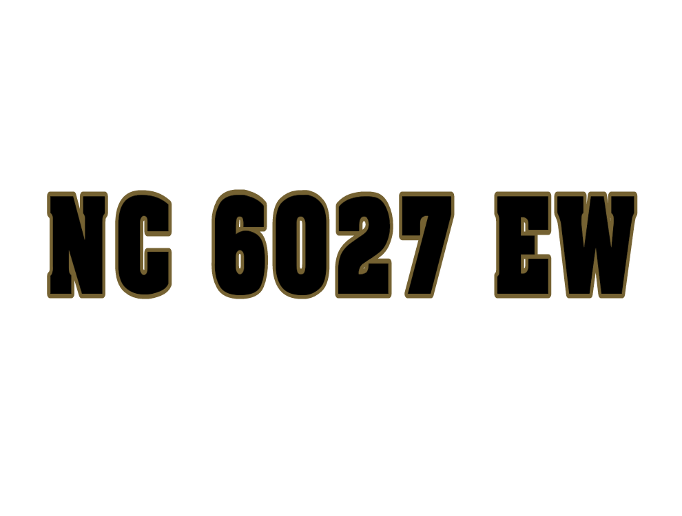 NC 6027 EW - Hoosierdecal
