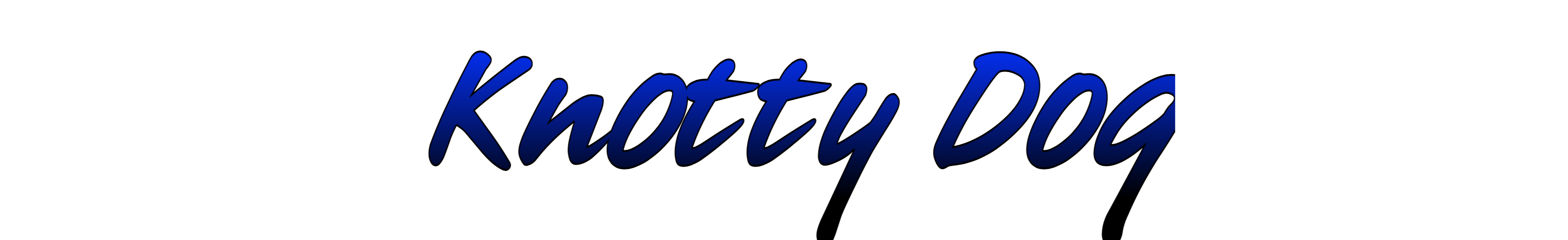 Knotty Dog - Hoosierdecal