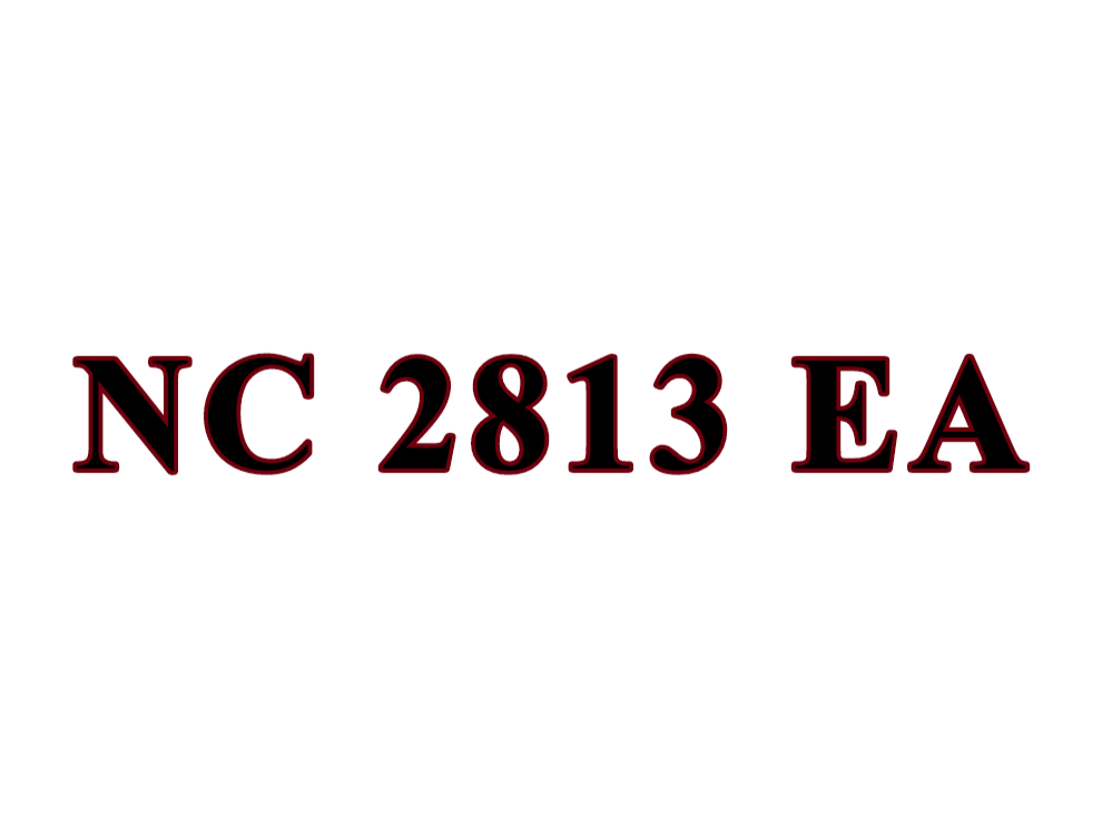 NC 2813 EA - Hoosierdecal