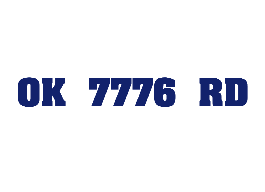 OK 7776 RD - Hoosierdecal