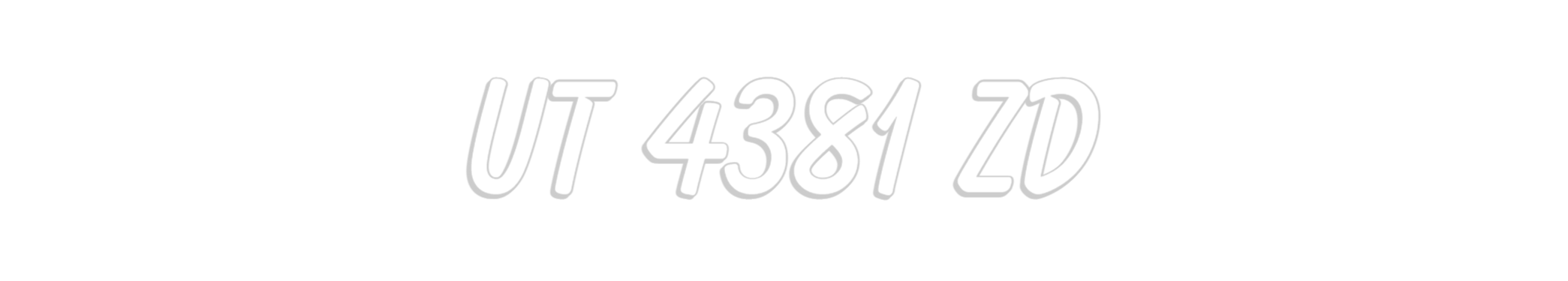 UT 4381 ZD - Hoosierdecal