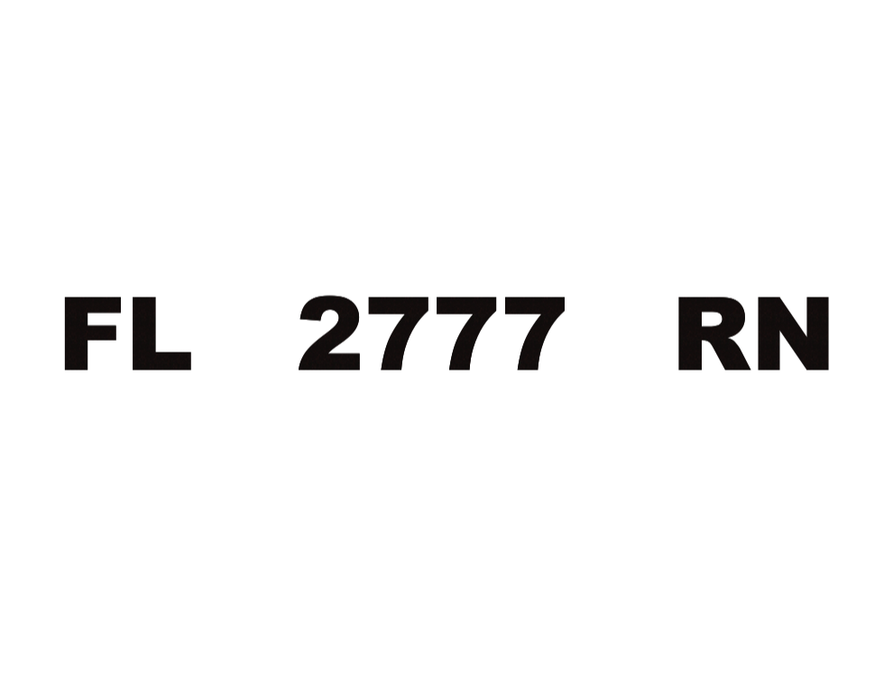 FL 2777 RN - Hoosierdecal