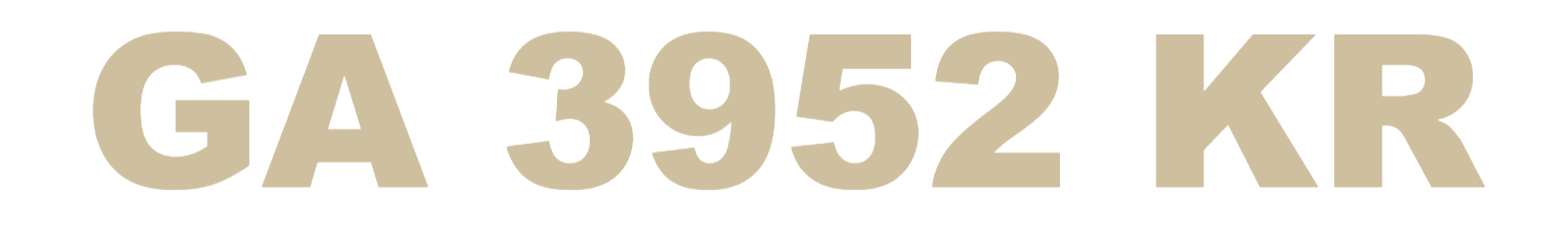 GA 3952 KR - Hoosierdecal