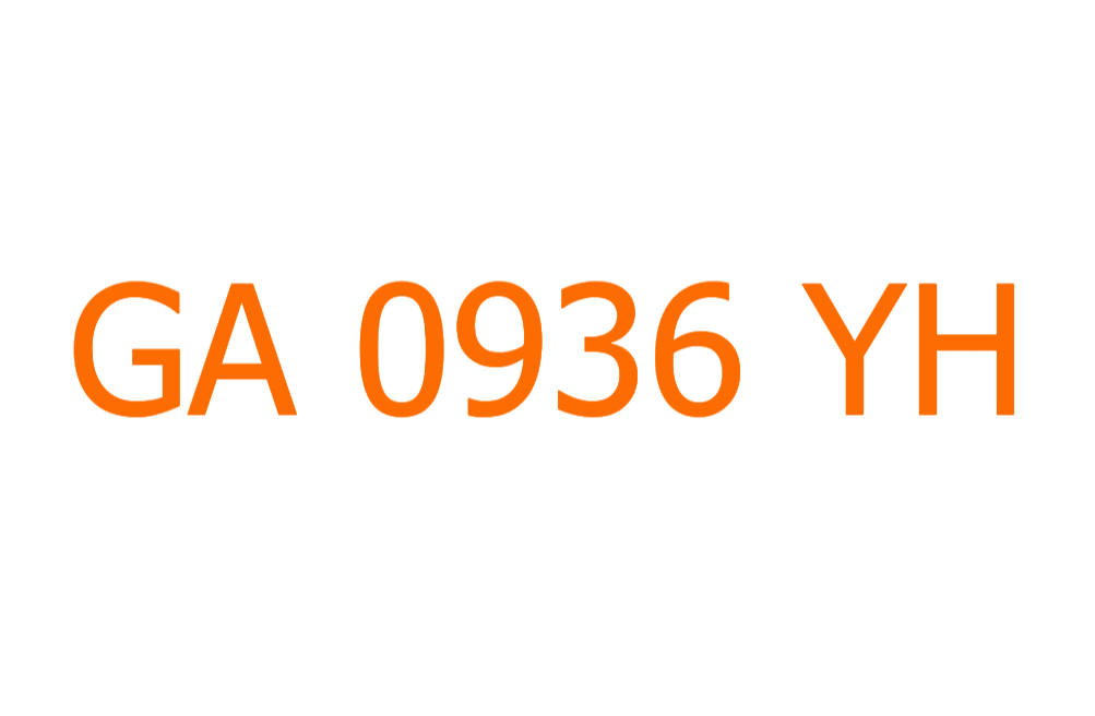 GA 0936 YH - Hoosierdecal