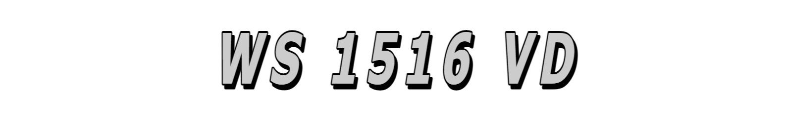 WS 1516 VD - Hoosierdecal