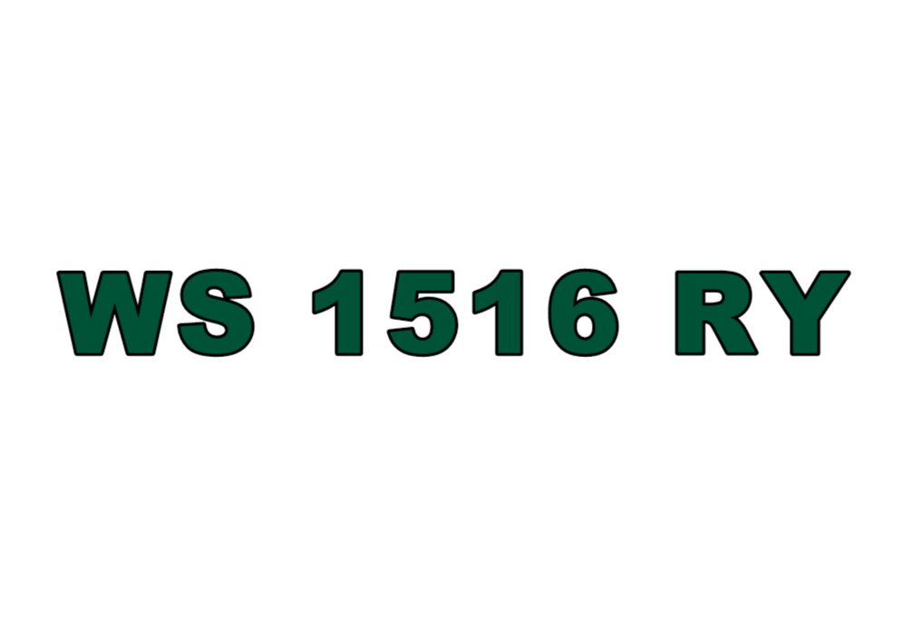 WS 1516 RY - Hoosierdecal