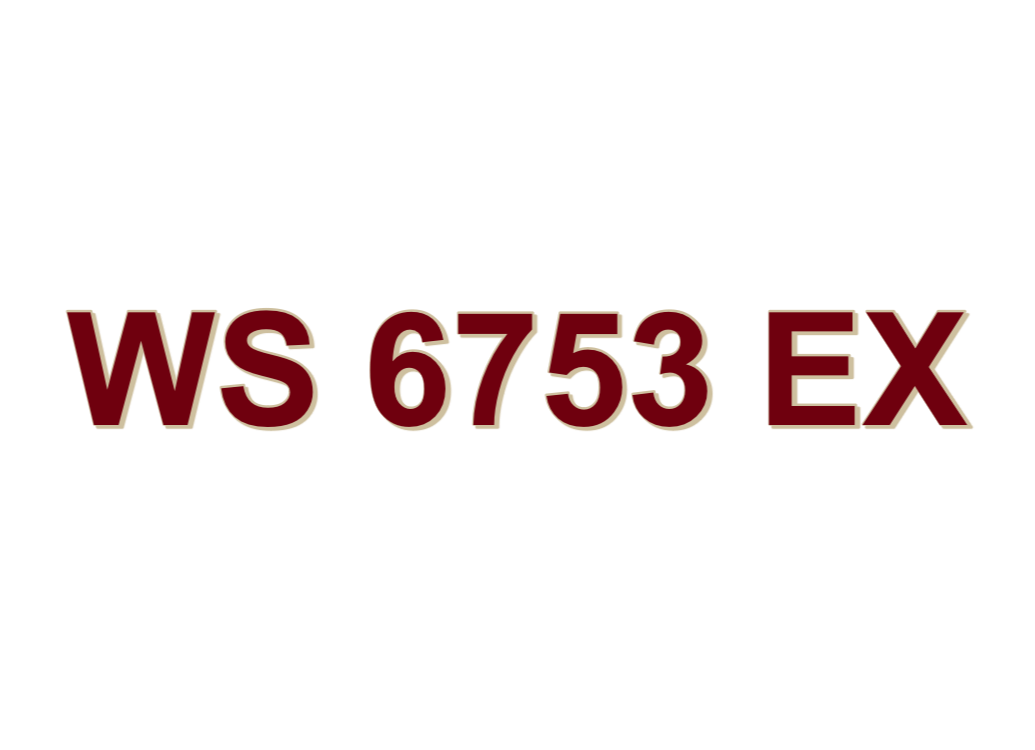 WS 6753 EX - Hoosierdecal