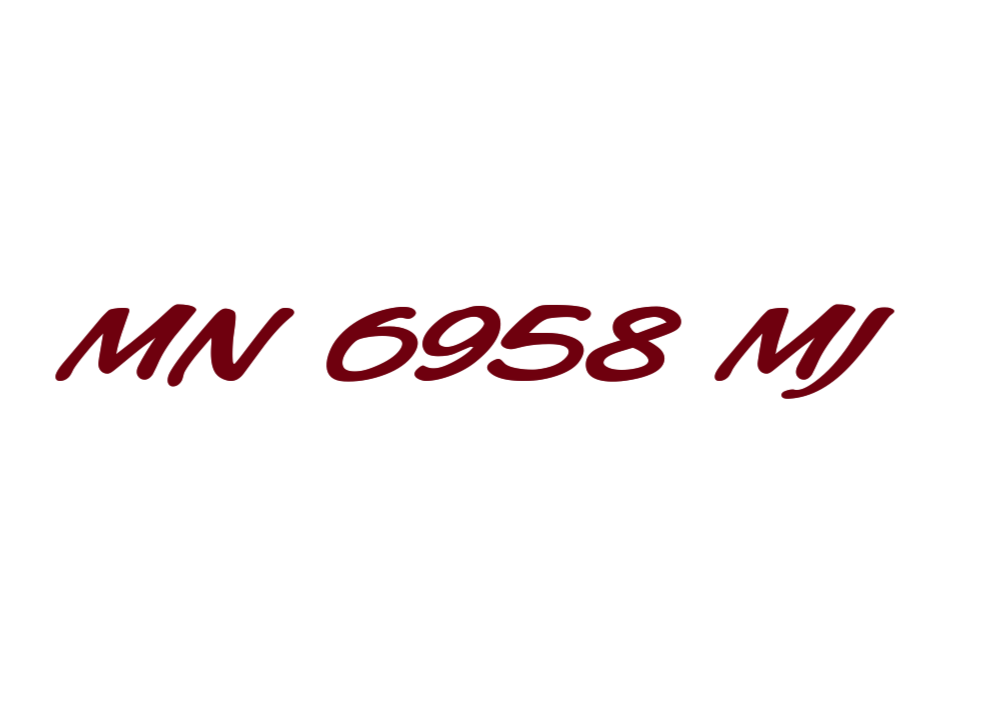 MN 6958 MJ - Hoosierdecal