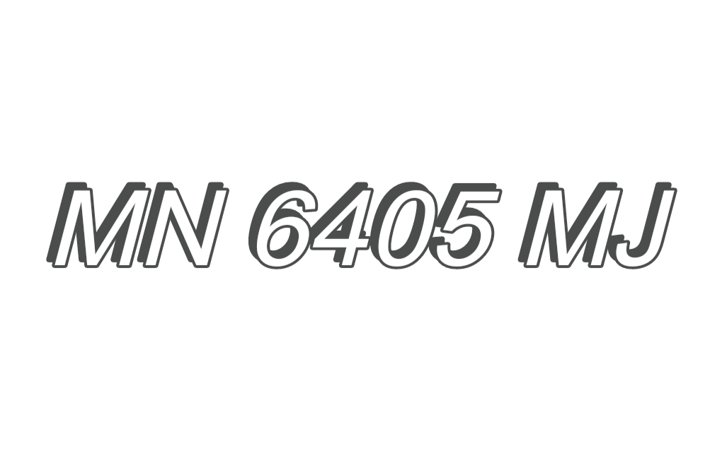 MN 6405 MJ - Hoosierdecal