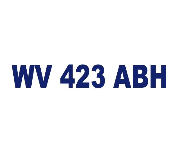 WV 423 ABH - Hoosierdecal