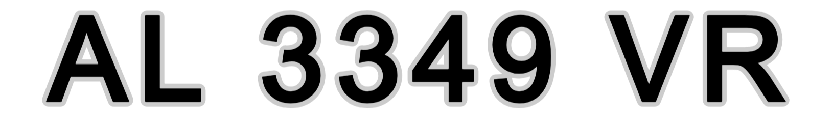 AL 3349 VR - Hoosierdecal