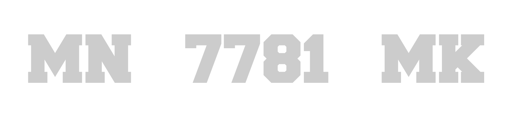 MN 7781 MK - Hoosierdecal